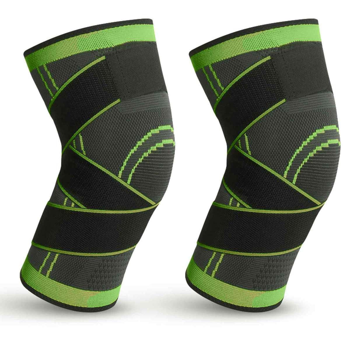 Rodillera para dolor de rodilla: 2 paquetes de rodilleras, ejercicio ...