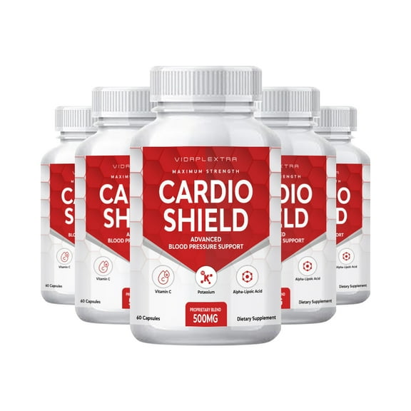 (2 Pack) Cardio Shield Blood Pressure Support Pills - Blood Sugar ...