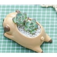 Necvior Handmade Dog Shaped Flower Pot Epoxy Resin Mold Succulents ...