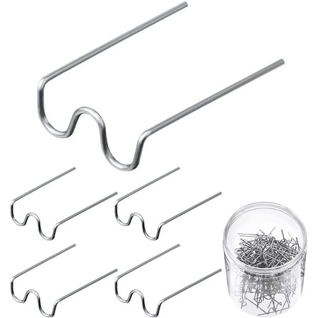 licenbar 120 Pieces Floral U-Pins Plant Pins Floral Fern Pins with ...