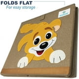 Bearcubs Folding Puppy Toy Box with Lid - Versatile Storage Organizer ...