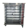 Electric Chicken Rotisserie Machine 220V 6 Rolls Automatic Rotary ...