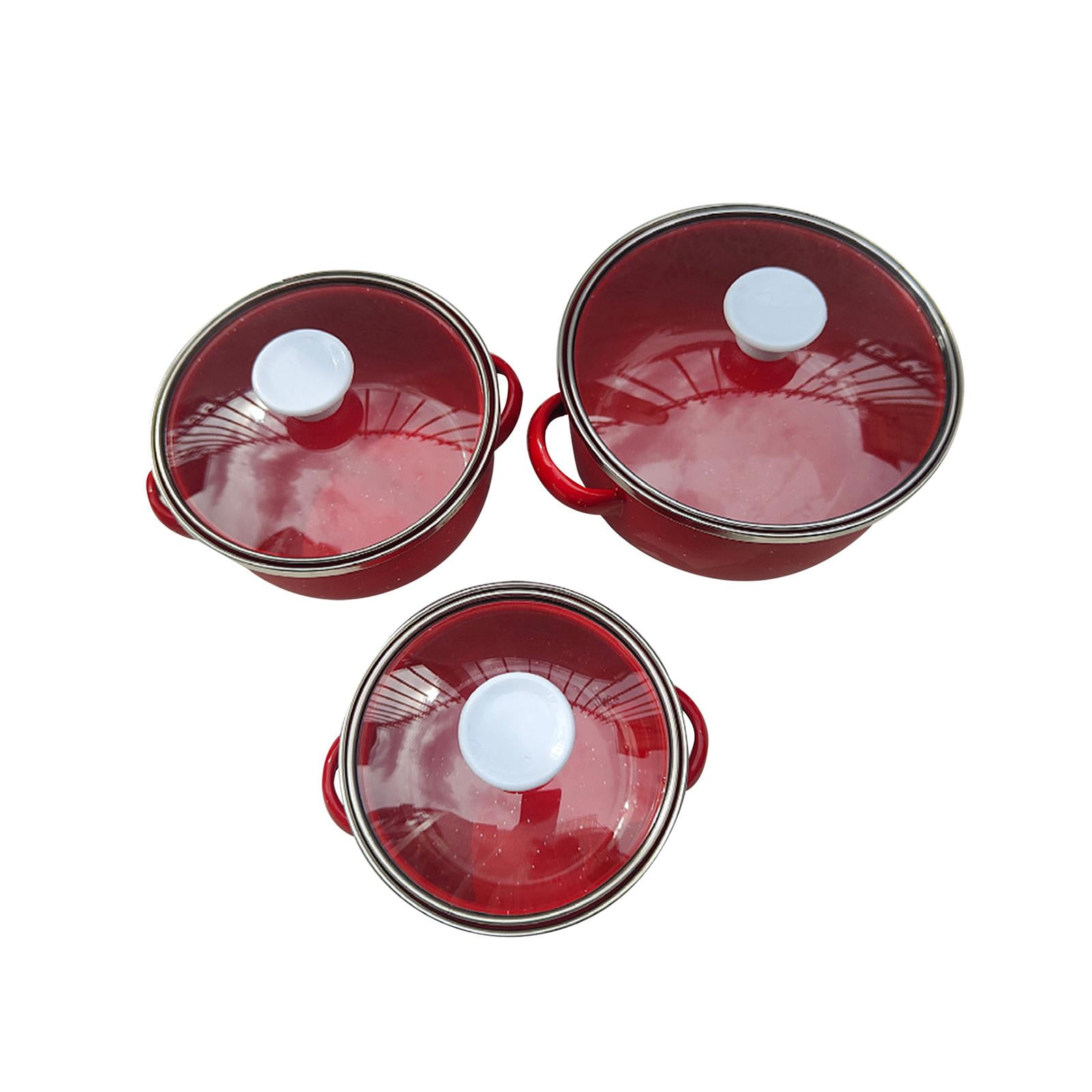 Click here for Lijie 3 Pieces Enamel Pot Set Cooking Casserole Po... prices