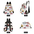 Cartoon Vehicles Fashion Backpack Quilted Lightweight Women Travel ...