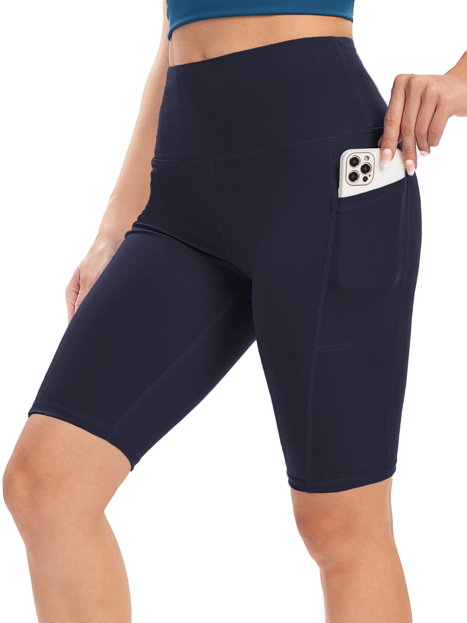 As Rose Rich Biker Shorts for Women High Waist Workout Shorts with 3 ...