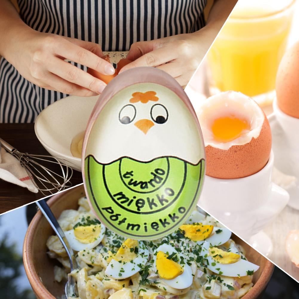 Cambio de plástico Alarma de huevo hervido lindo huevo Temporizador de ...