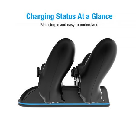 Game Handle Charger Black Colorful Indicator station Charging Base ...