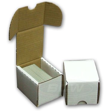 BCW 550 Count Cardboard Trading Card Storage Box - Walmart.com