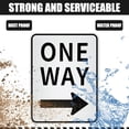 One Way Sign 24 x 18 Inch One Way Arrow Signs Outdoor Engineer Grade ...