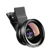 APEXEL 10-Piece Phone Camera Lens Kit: 0.63X Wide Angle, 15X Macro, 198 ...