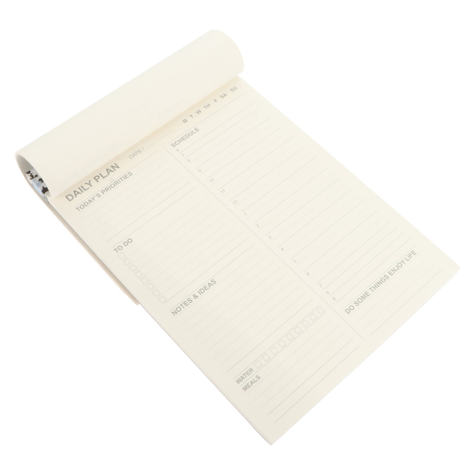 Buy Daily Plan Writing Notepad Memo Notebook for Students Schedule ...