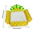 Ergonomic Inflatable Pool Floating Bed With Support Headrest, Heavy ...