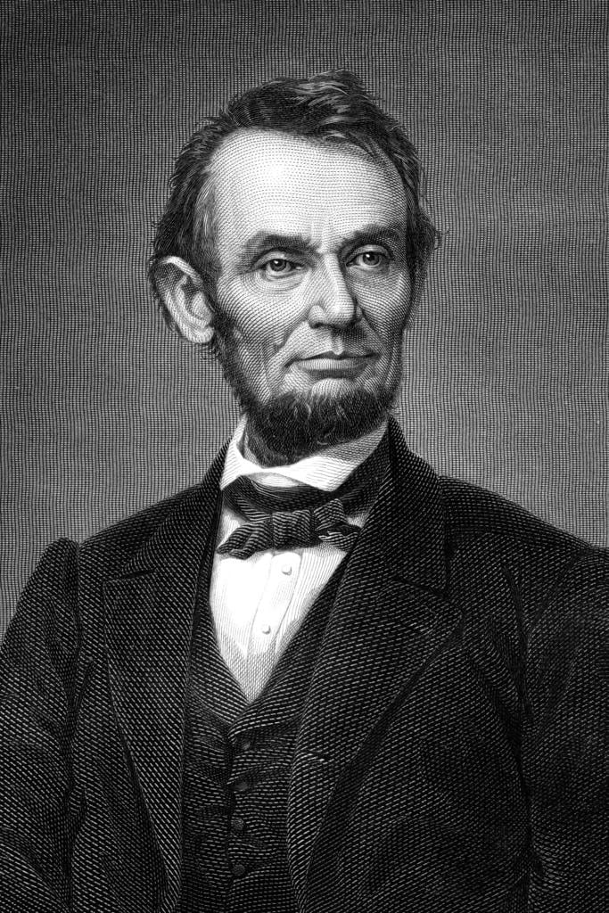 President Abraham Lincoln Civil War Era Etching Cool Wall Decor Art ...