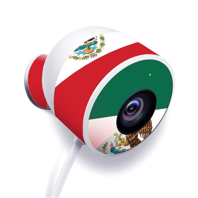MightySkins NECAOUT-Mexican Flag Skin for Nest Cam Outdoor Security ...