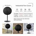 2X Wall Mount Fan Cover,Suitable for 18-20 Inch Industrial Fan and ...