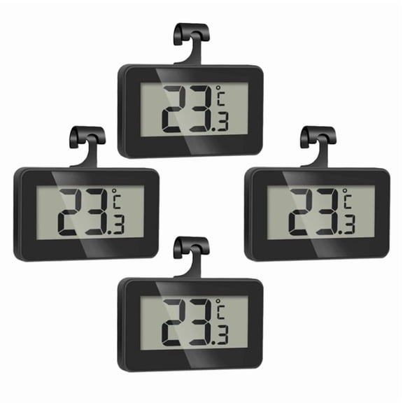 Mini Refrigerator Fridge Thermometer, 2 Pack Digital Freezer ...
