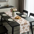 Brown Coastal Summer Table Runner 70 Inches Long,Dining Table Runners ...