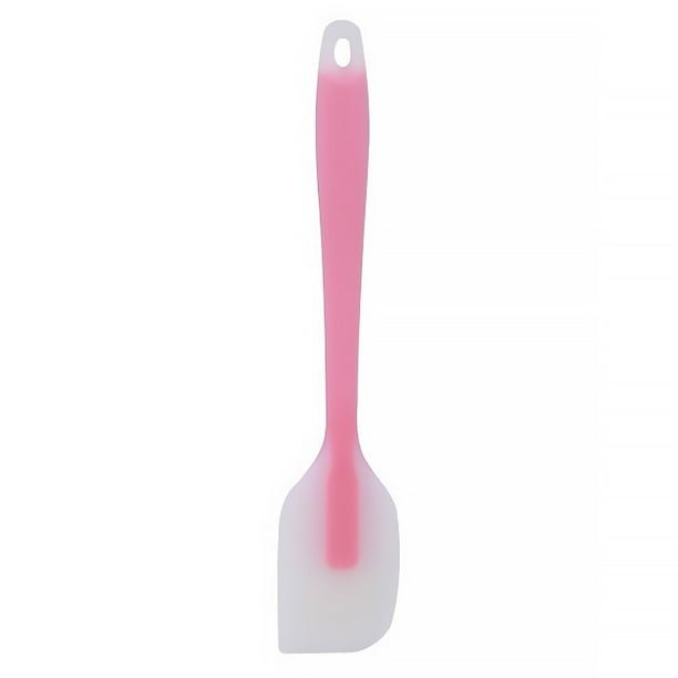 One-piece Silicone Spatula Mini Translucent Heat-Resistant Scraper ...