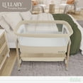 Evolur Lullaby Portable Bassinet With Wheels, Beige - Walmart.com