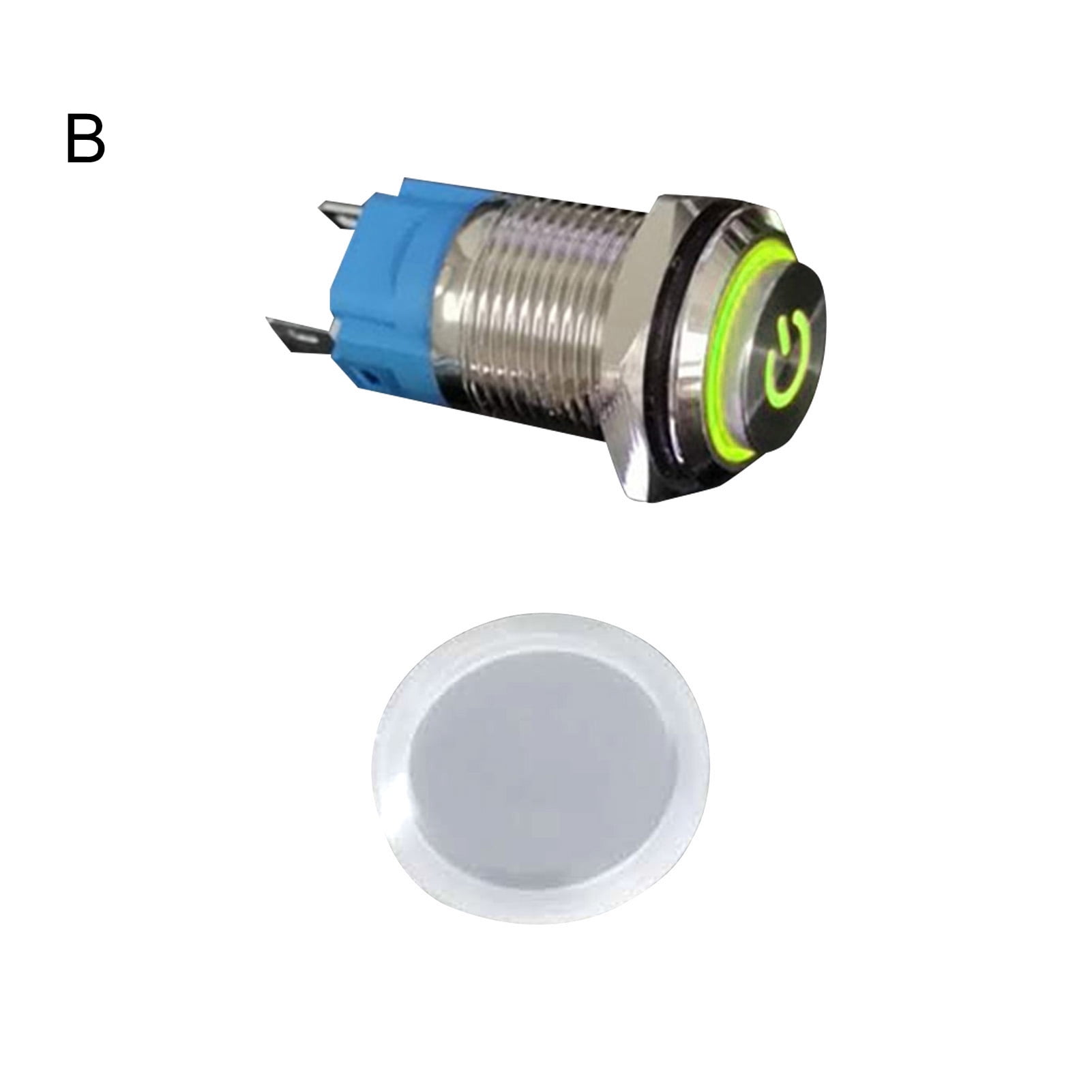 16Mm Metal Button Switch Self-Reset Switch Button Led Small Lighted ...