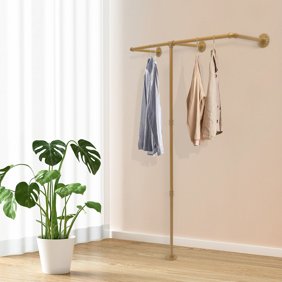 1PCS Double layer metal Iron Wall Mounted Handbags Storage Rack Tote ...