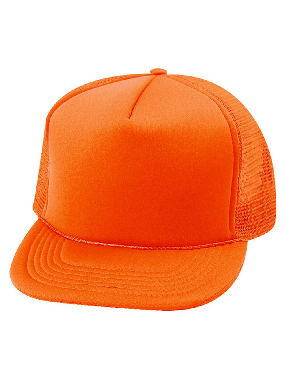 Trucker SUMMER MESH CAP, Neon Orange - Walmart.com