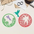 Hummingbird Flowers Cutting Dies Card Making Die Stencil Carbon Steel ...