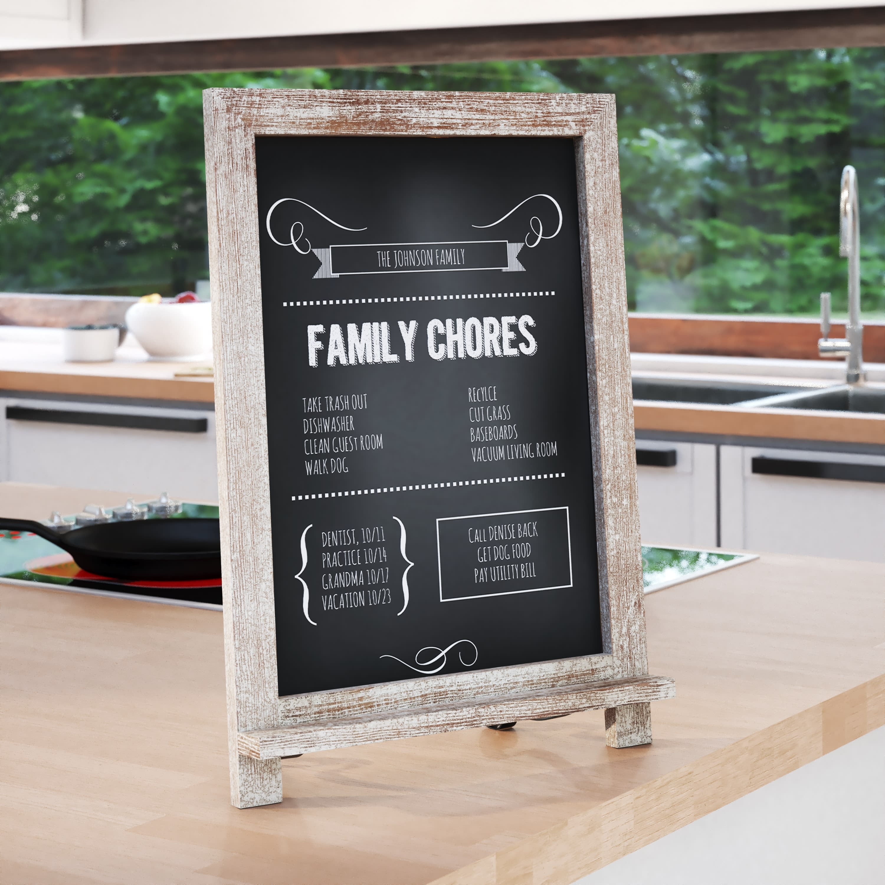 Kitchen Menu Chalkboard