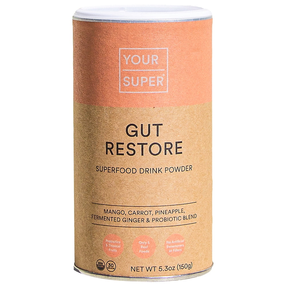 Organic Gut Restore Superfood Drink Powder Probiotic Mix for Gut Health ...