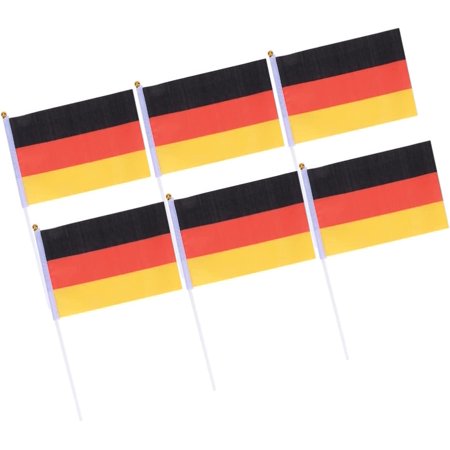 German Flag Handheld Flags Countries Small Mini Flags on Sticks 20pcs ...