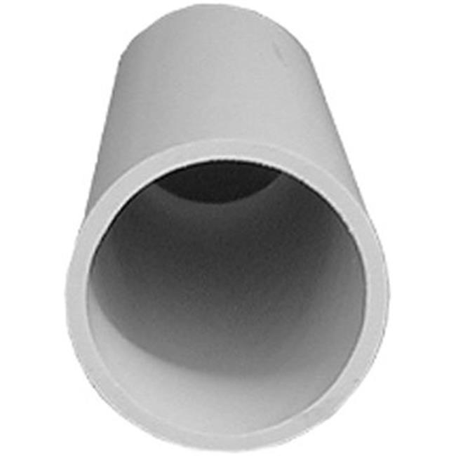 Genova 79011 1.5 in. x 10 ft. DR24 PVC-DW Pipe, White - Walmart.com