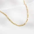 RM 14K Yellow Gold Figaro Necklace Chain, 16"-24", (Includes Velvet ...