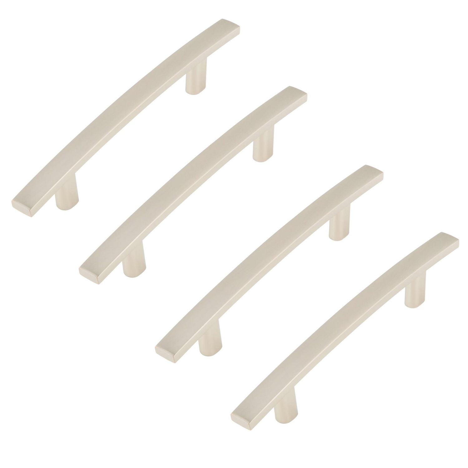 Click here for Columbia Frame Era Arched Pull 4 Pack Satin Nickel... prices