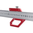 Yajisi Multifunctional Woodworking 45 60 90 Degree Scribing Ruler Multi ...