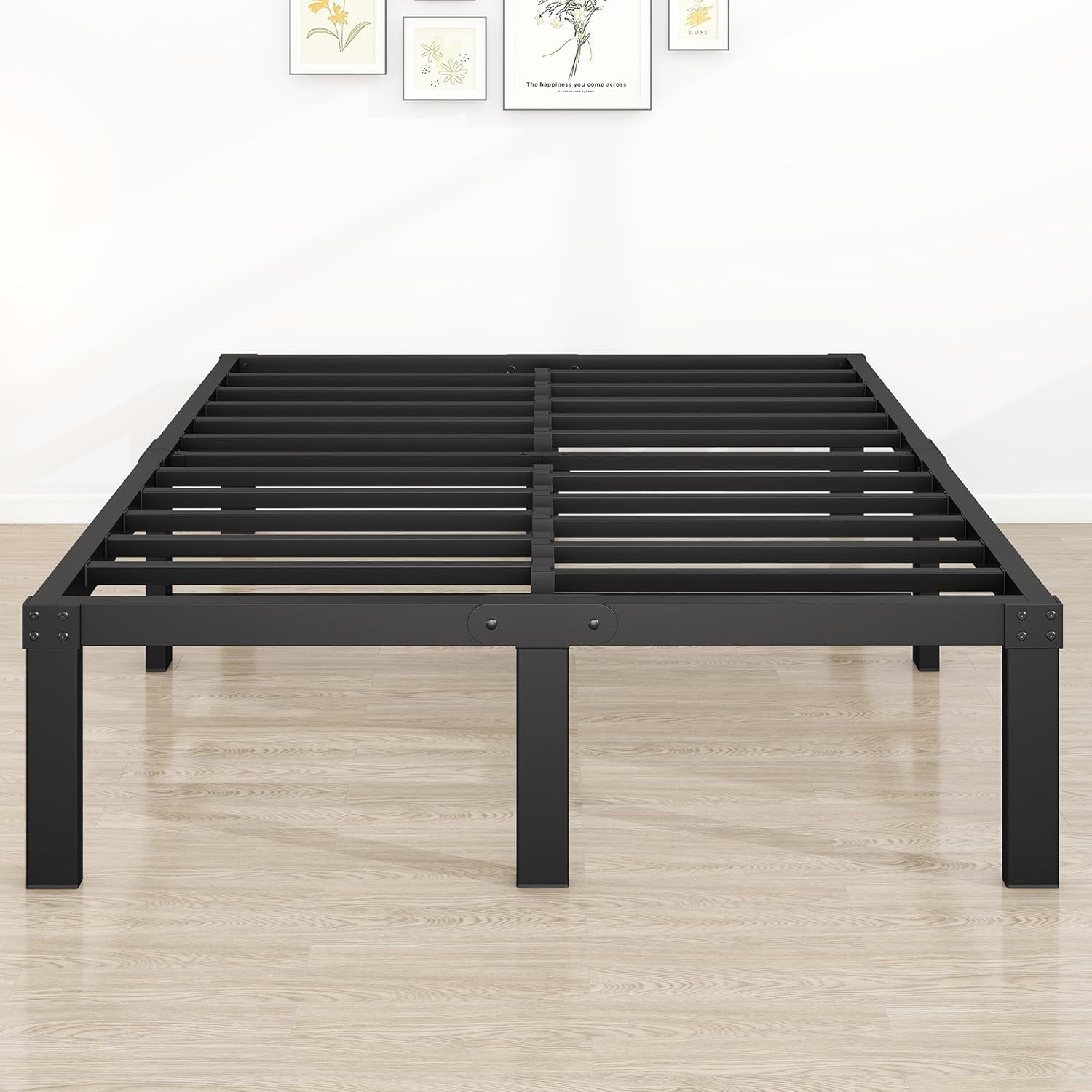 Click here for Unbranded Metal Platform Bed Frame Queen Size Heav... prices