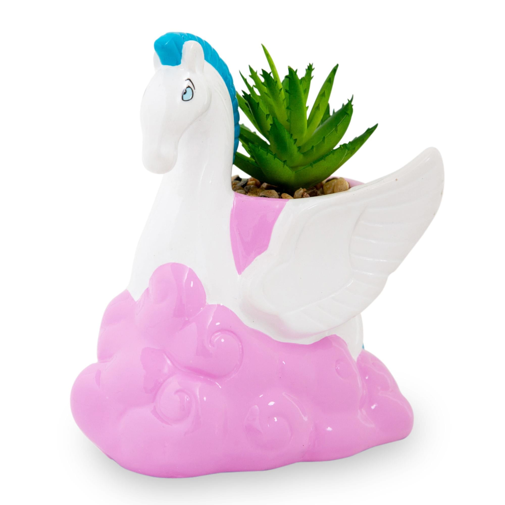 Disney Hercules Pegasus 3-Inch Ceramic Mini Planter With Artificial ...