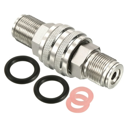 Uxcell Hydraulic Quick Connect Coupler M22x1.5mm Male Thread High ...
