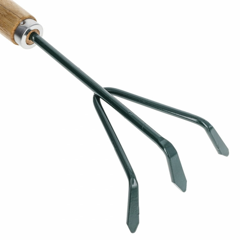 ToolTreaux Wooden Steel Handheld Triple Claw Prong Garden, 52% OFF