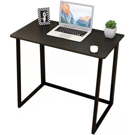 Modern Metal Table Small Space Folding Computer Desk Simple Style ...