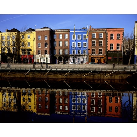 Reflection Of Buildings In Water, Dublin, Northern Ireland by The Irish ...
