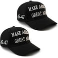MAGA Hat,45-47 Trump 2024 Hat Make America Great Again Slogan Baseball ...