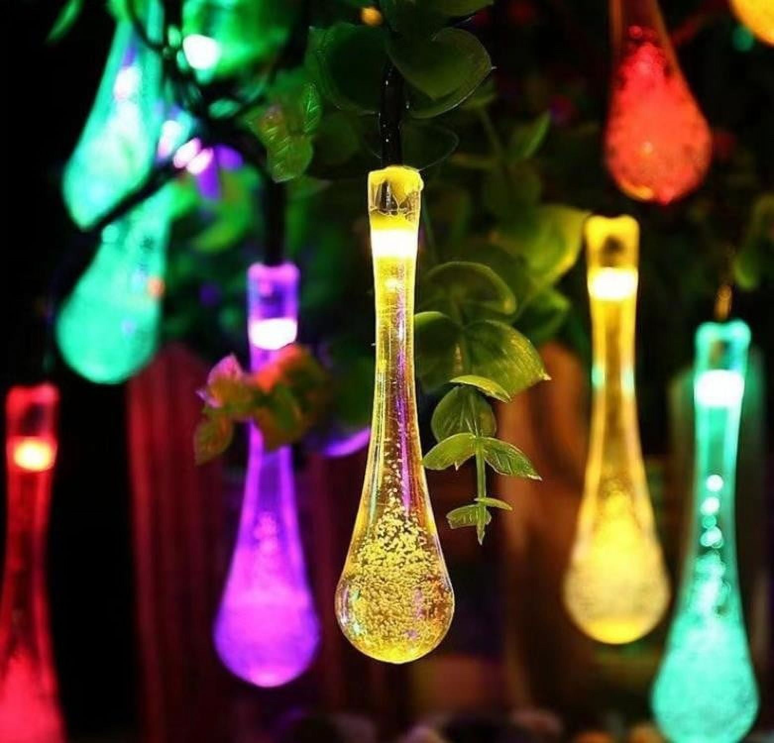 Boovnll Night Light, Led Light String Solar Colored Lights Outdoor ...