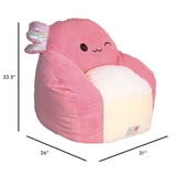 Squishmallows Official Archie Bean Bag Chair - 30 in Wide Kids Squishy ...