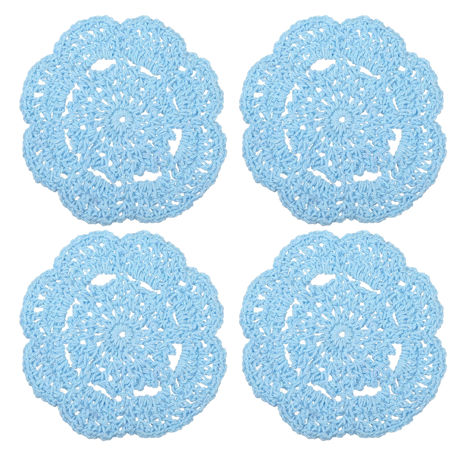 Click here for Uxcell 4pcs Crochet Doilies 3.94 Cotton Woven Fabr... prices