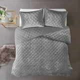 Intelligent Design Intelligent Design Luxe Quilt Lush Face Diamond ...