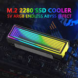 M.2 ARGB Computer Radiator 2280 SSD M2 Radiator PC RGB M.2 Nvme Cooler ...