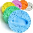Arts Crafts DIY Baby Handprint Footprint Kit with Soft Clay Foam ...