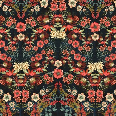 FREE SHIPPING!!! Seamless Polka Dots Floral Design 100% Cotton Quilting ...