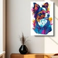 Papillon Dog Wall Art Cute Animal Decor for Kid's Bedroom, Home Office ...