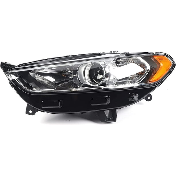 DENEST For Ford Fusion 2013-2016 Headlights Headlamps Assembly Chrome ...